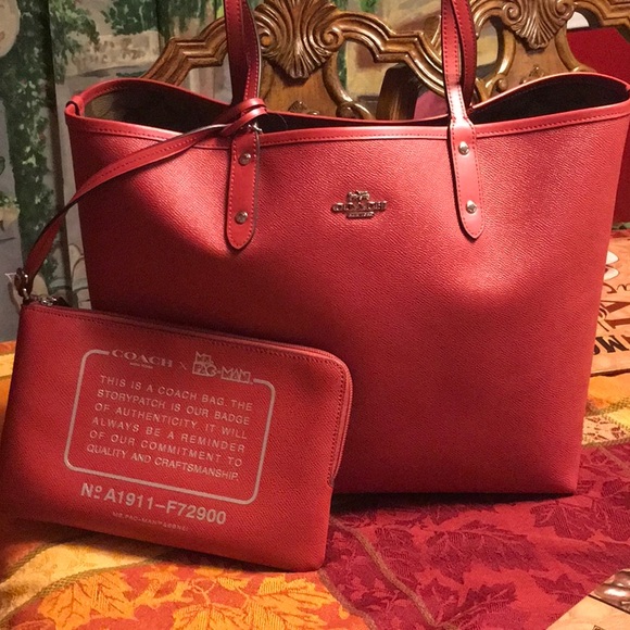 Coach | Bags | Coach Pacman Man Reversible Tote | Poshmark